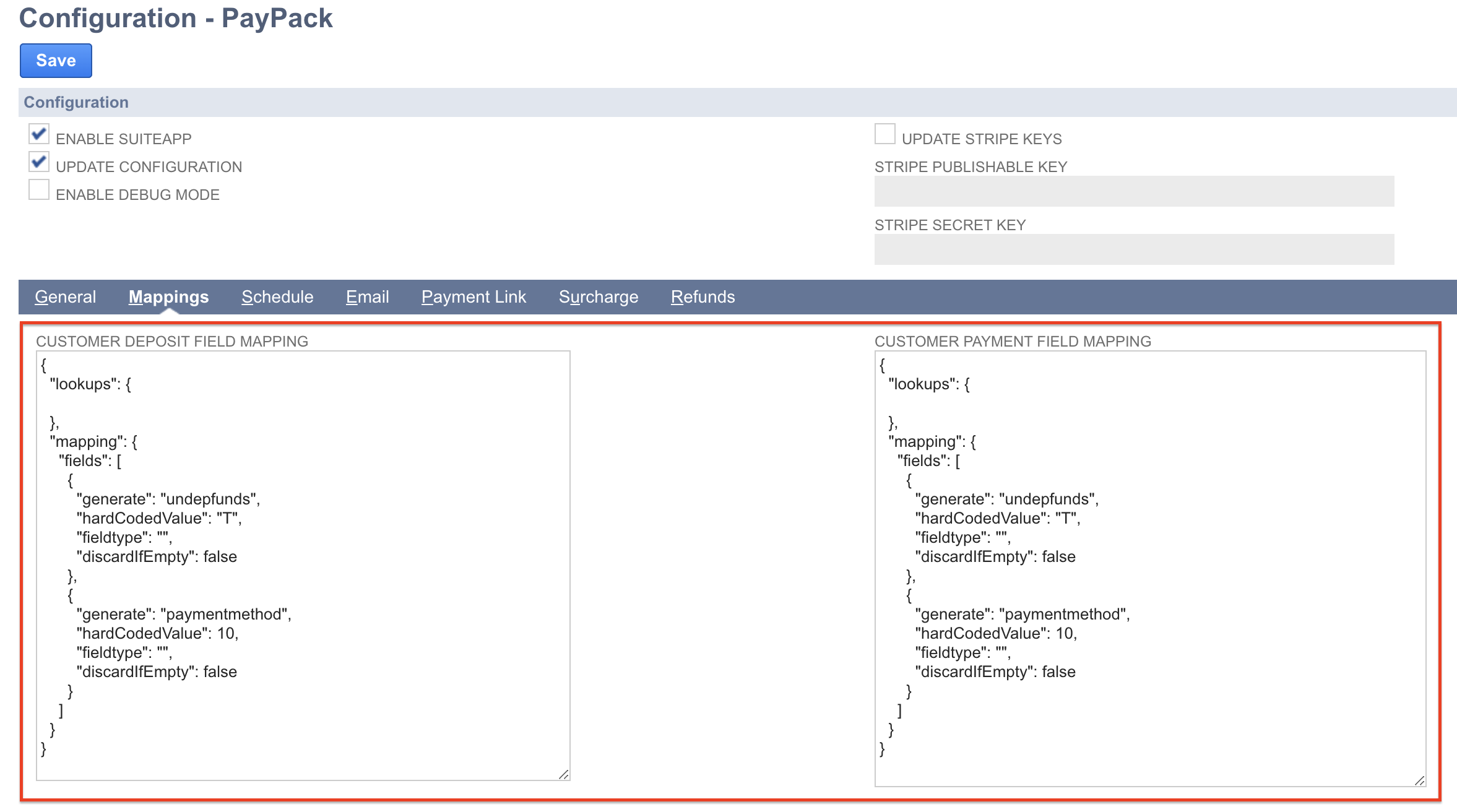 Mappings Mappings